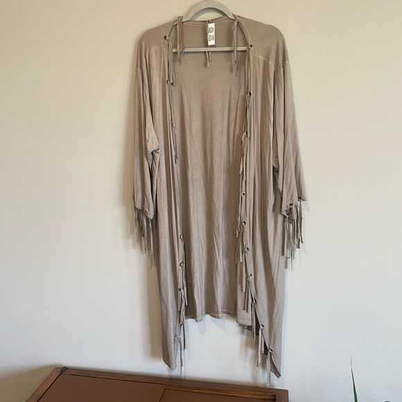 Sweaters | Fringe Duster | Poshmark